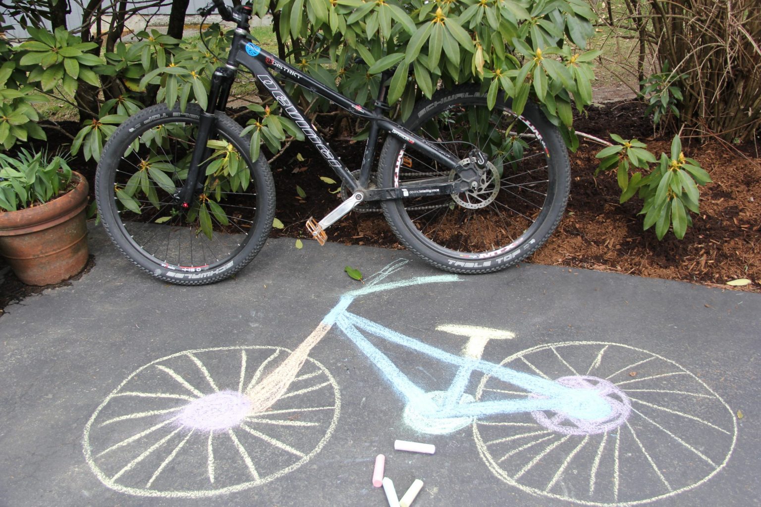 Draw a Bike With Driveway Bike Tracing | Escape Adventures